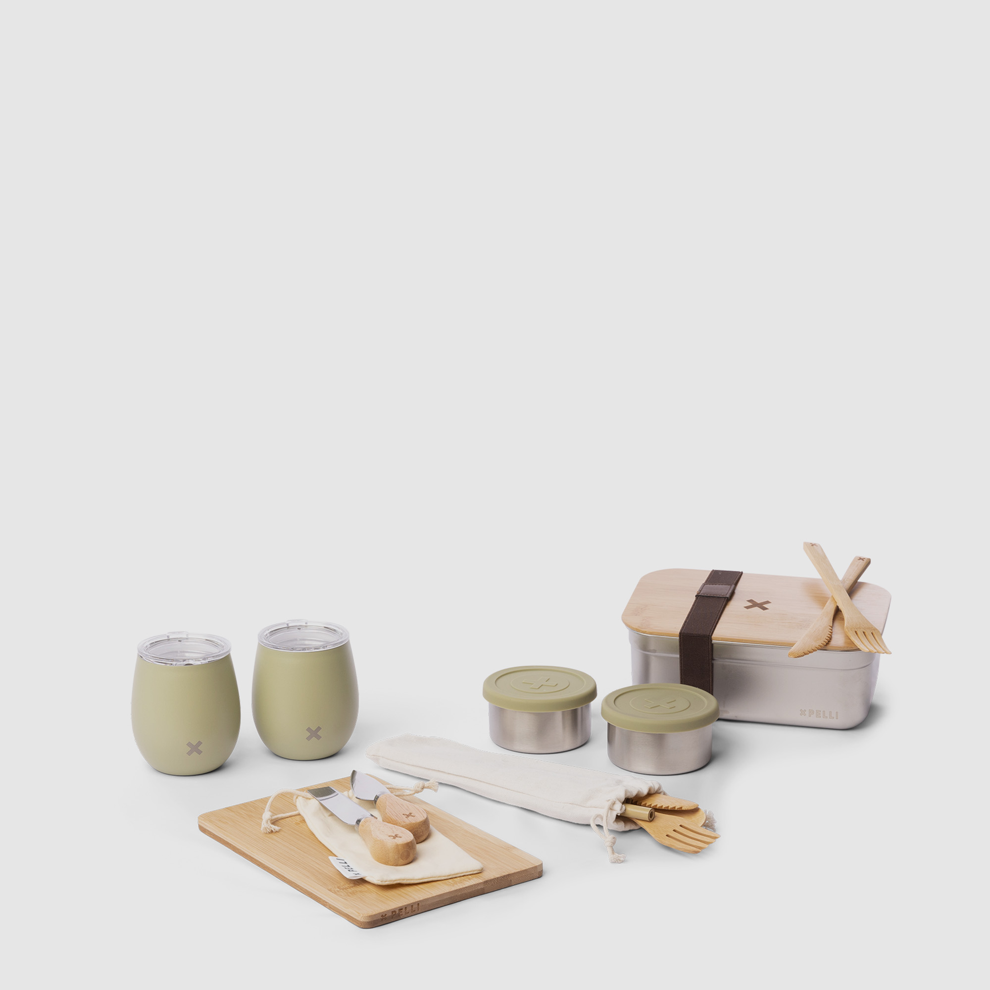 Reusable Eco-Friendly Picnic Sets Australia I Pelli Bags