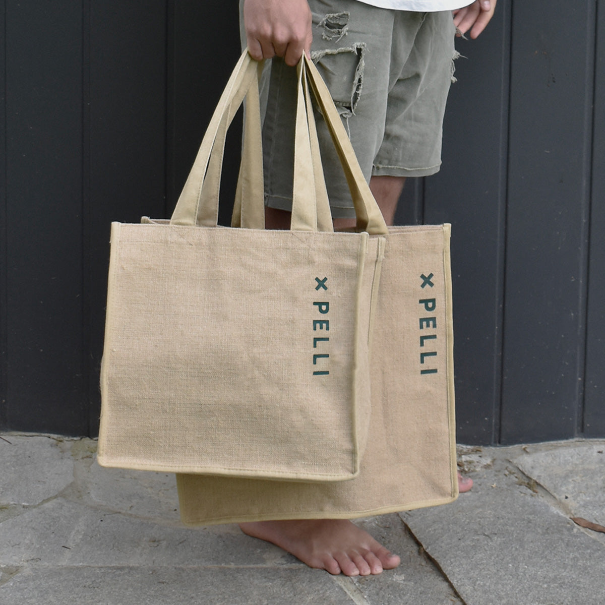 Hessian Shopping Bag Australia I Natural Jute I Pelli bags – Pelli Bags